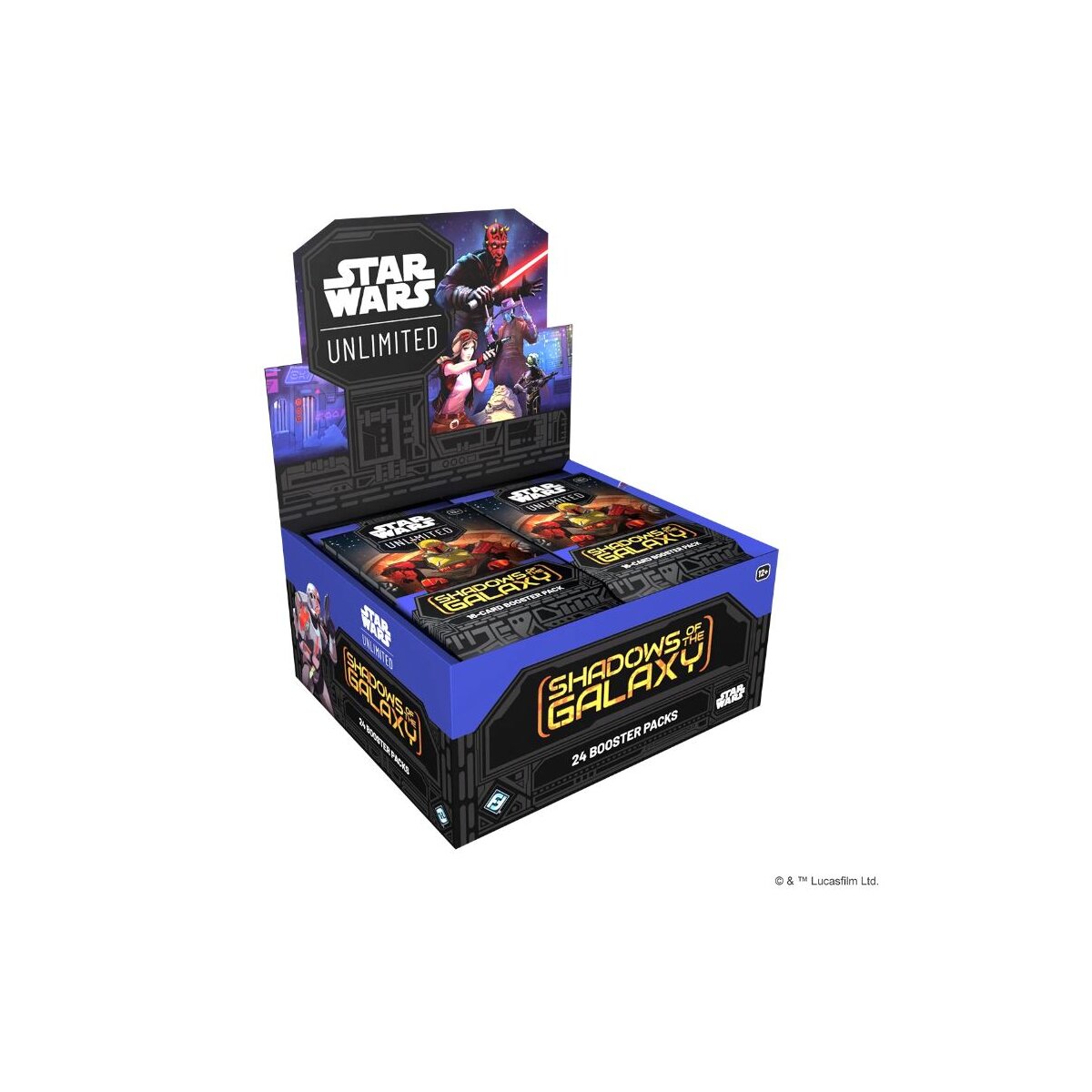 Star Wars: Unlimited – Shadows of the Galaxy (Booster-Display EN), 55,95